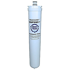KleenWater Replacement Water Filters, Compatible with Whirlpool WSC300YW and 3M Water Factory FM-3 DWS 350 Cartridge Set 47-55711G2, 47-55707G2, 47-55711CM and 47-55707CM