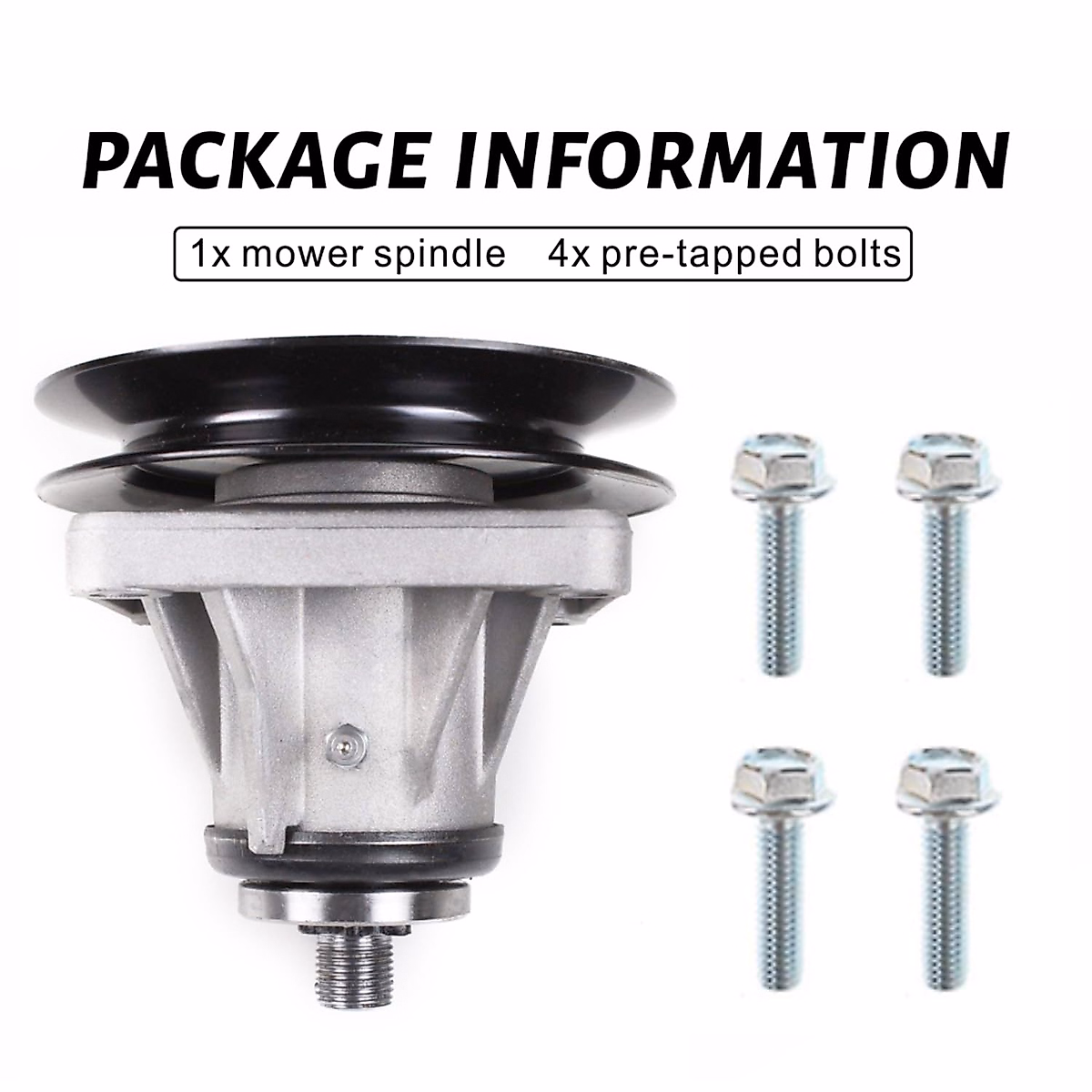 918-0240C 618-0240C AKM Spindle Assembly for MTD Cub-Cadet LT4600H LT546H 618-0240A 618-0240B 918-0430 618-0430 Toro LX465 LX460 112-0311 46 Inch Decks PRE-TAPPED Holes Screws Included in