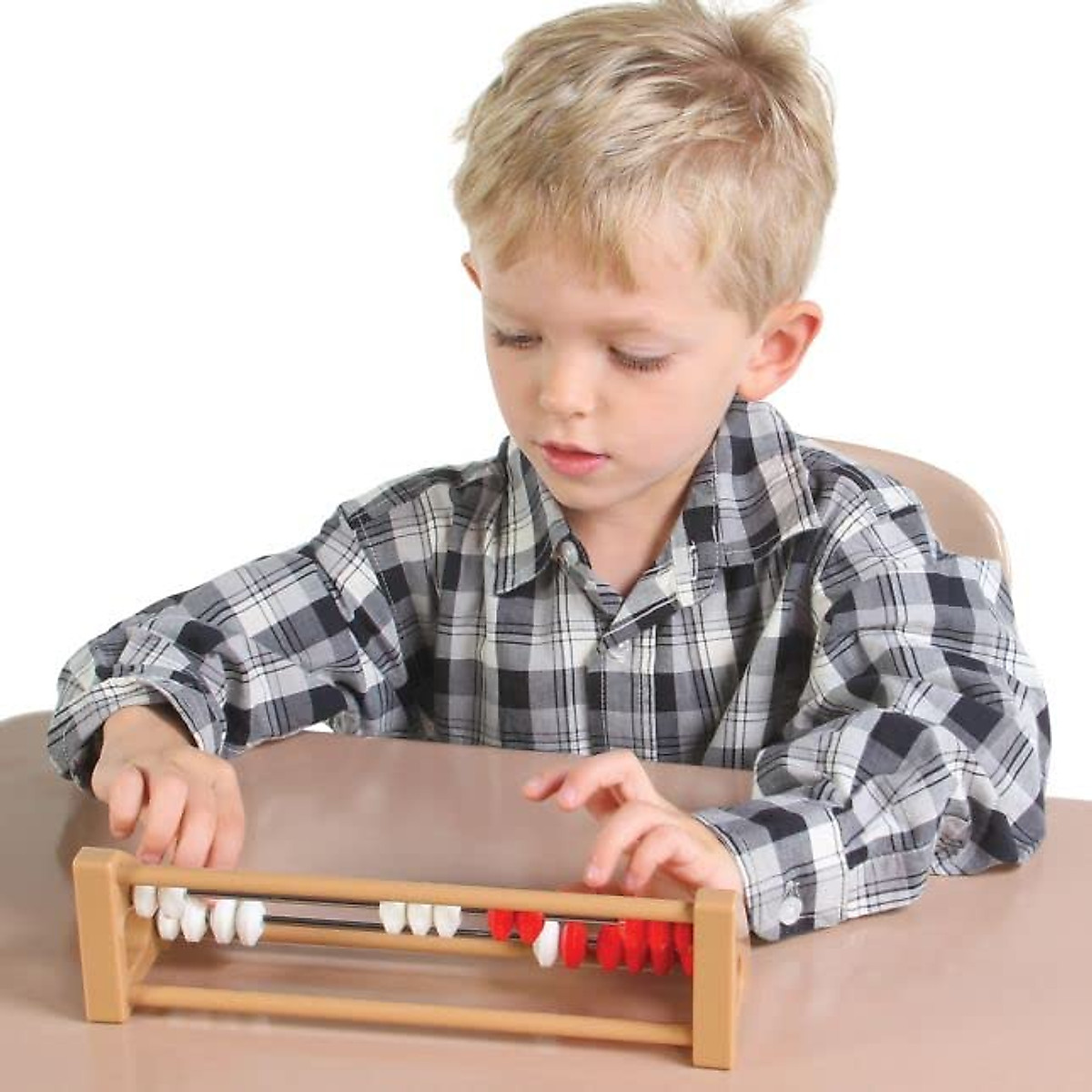 Really Good Stuff Plastic Rekenrek - 20-Beads - Early Childhood Math Tool - Prek+