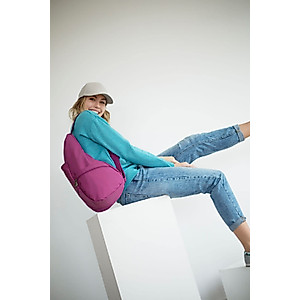 AmeriBag Classic Microfiber Healthy Back Bag tote Small (Berry Sorbet)