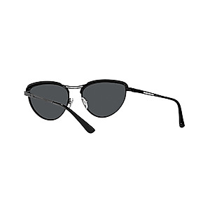 Vogue Eyewear Women's VO4236S Cat Eye Sunglasses, Dark Grey, 55 mm