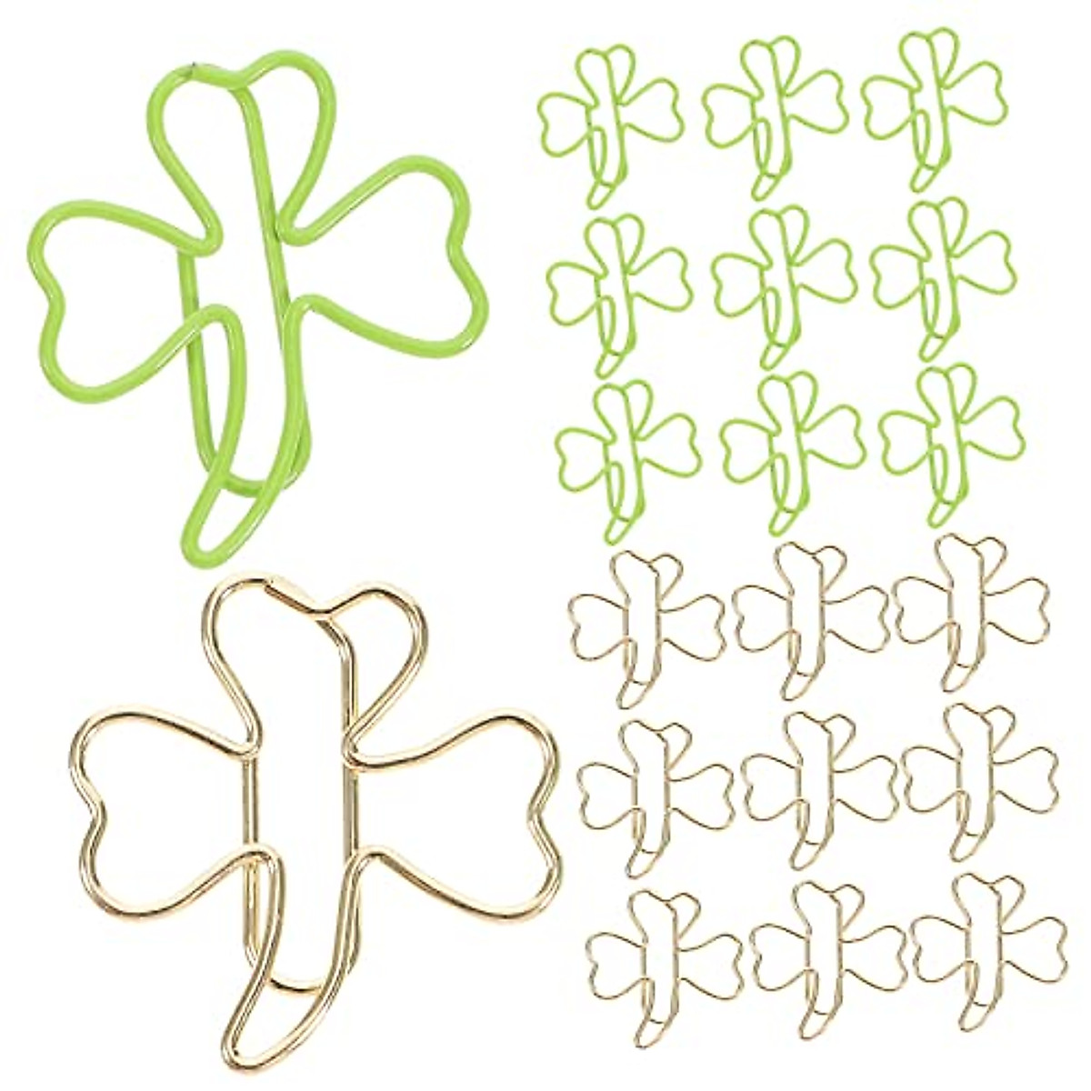 NOLITOY 45 Pcs Clover Paper Clip Metal Folder Colored Paper Clips Photo Binder Rustproof Paper Bookmark Clips Decorative Paper Clips Creative Paper Clip Note Clips Bookmark Clips Gift Mini