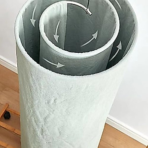 ABPETE Spiral Hanger,Laundry Hanger Dryer Rack,Stainless Steel Bed Sheet Drying Hanger, Space Saving Blanket Drying Rack Outdoor Indoor, Spiral Hanger for Bed Sheet Bath Towel