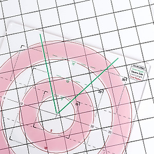 Hexers Spell Effects Damage AOE Template, Compatible with Dungeons and Dragons D&D DND Pathfinder RPG, templates for Line Cone Square or Circle Spells, converts inches to in Game feet