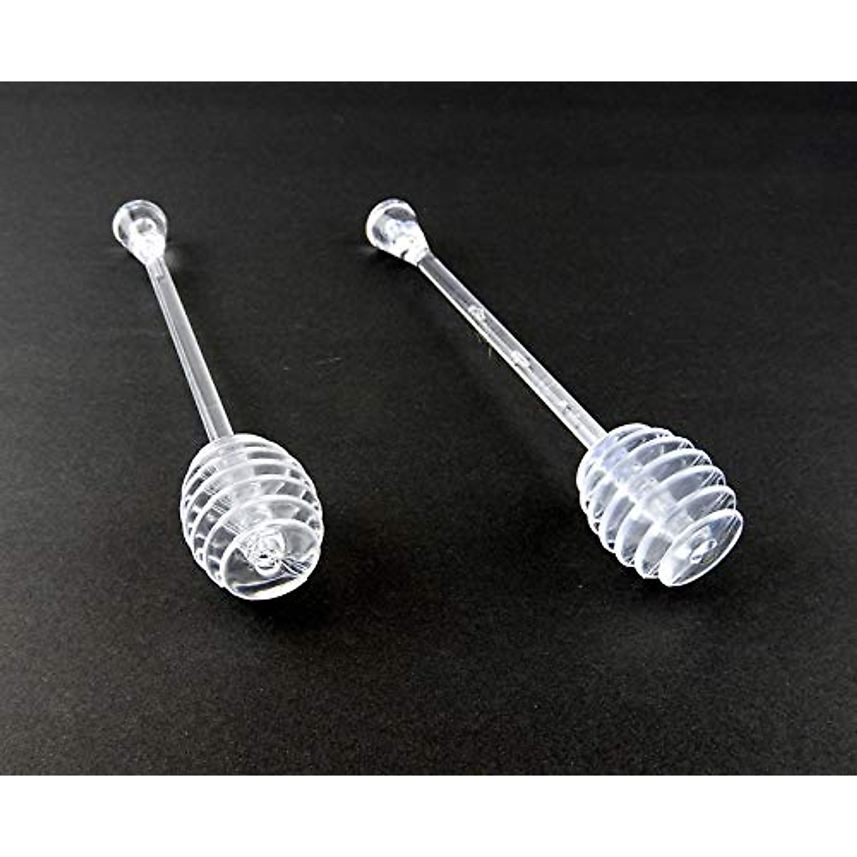 2 Pack BPA Free Honey and Syrup Dipper Stick Server Honey Spoon