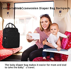 Gender Neutral Baby Stuff-Baby Diaper Bag Backpack. Newborn Registry Essentials Must Haves.Gifts For Baby Shower.Best For Baby Girl&Boy.Portable Baby Travel Accessories.BLACK.Tylola For New Moms&Dads