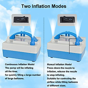 Balloon Pump Electric Air Pump Professional Inflator Deflator Multi-Functional for Inflatables All Kinds of Balloons Party Decoration