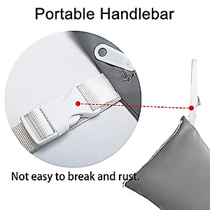 YaKuss Wet Dry Bags for Baby Cloth Diapers, Waterproof Reusable Travel Beach Pool Yoga Gym Bags for Soiled Baby Item Swimsuits & Wet Clothes with Two Zippered Pockets and Stroller Strap 3 Pack- S+M+L