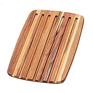 TeakHaus Edge Grain Bread Board | 16" x 11" x 0.55"