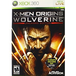 XBox 360 X-Men Origins Wolverine - Uncaged Edition w/Exclusive Alternate Wolverine Suit