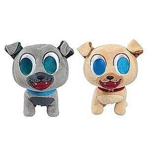 Disney Junior Music Lullabies 6-inch Bingo & Rolly 2-Piece Plush Set