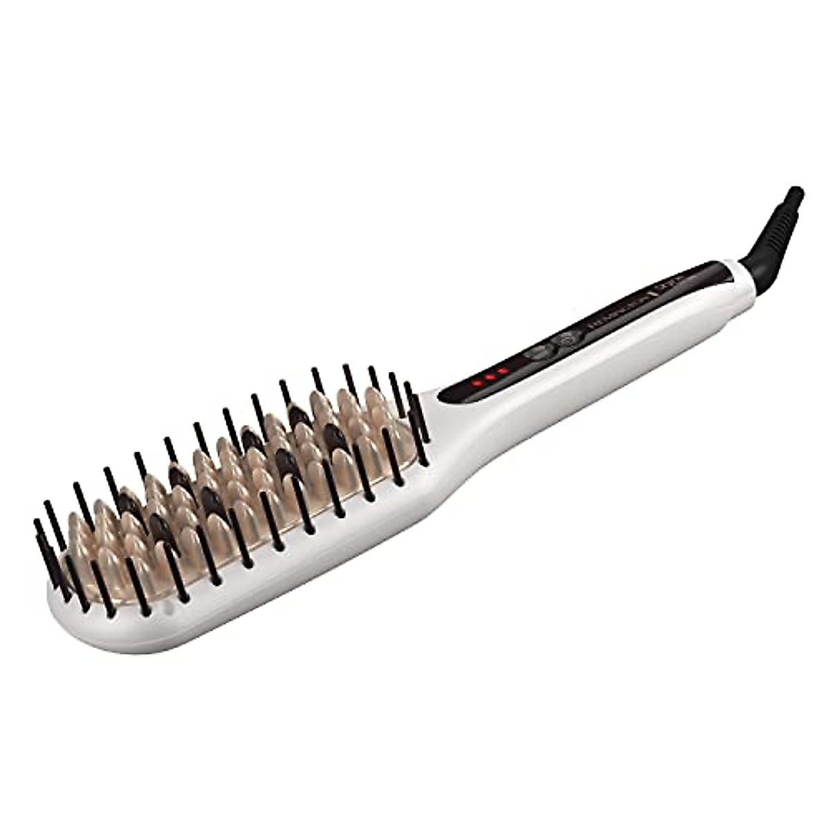 REMINGTON SHINE THERAPY Argan Oil & Keratin Infused Straightening Brush / Heated Styling Brush / Paddle Brush
