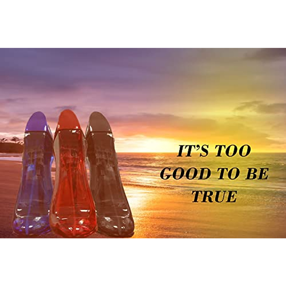 EB C Princess High Heel Shoes Red & Pink Eau de Parfum for Women, 85 ML, 2.9 FL OZ (Pack of 2)