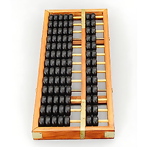 MAGIKON Vintage-Style Chinese Wooden Abacus, Chinese Lucky Calculator