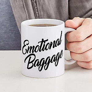 CafePress Emotional Baggage Mugs Ceramic Coffee Mug, Tea Cup 11 oz