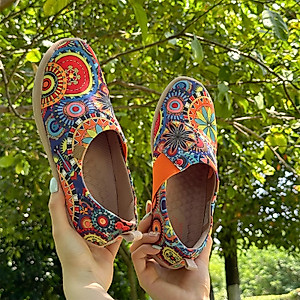 GOKIA Women's Galsang E3650 Walking Travel Shoes(Paisley, US-Size 10)