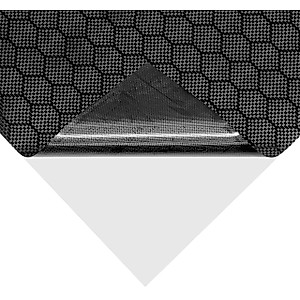 V2 Hex Carbon Black Vinyl Car Wrap (1.5ft x 5ft)