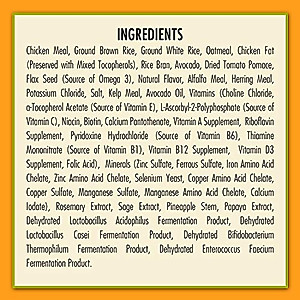 AvoDerm Natural Dry Dog Food, For Skin & Coat, Chicken & Rice Formula, 30 pounds