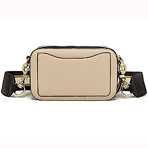 FjcCfrFw snapshot bag small thick strap crossbody bags for women trendy clutch or crossbody purses for women (Khaki)