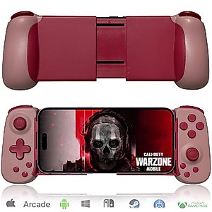 arVin Wireless Gaming Controller for iPhone, iPad, Android, Samsung Galaxy, Tablet, Switch, PS4, PC Gamepad with Hall Effect Joystick/Turbo/6-Axis Gyro/Vibration, Direct Play for Call of Duty, Genshin
