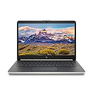 HP 14" HD Intel N4000 2.6GHz 4GB RAM 64GB eMMC Webcam Windows 10 Laptop + 1 Year Microsoft Office, Silver, 14-14.99 inches (7MP91UA)
