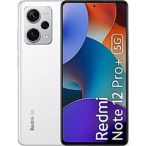 Xiaomi Redmi Note 12 Pro+ Plus 5G (256GB + 8GB) Factory Unlocked 6.67" 200MP Triple Camera (Only 4G Tmobile/Tello/Mint USA Market) + Extra (w/Fast Car Charger Bundle) (White Porcelain)