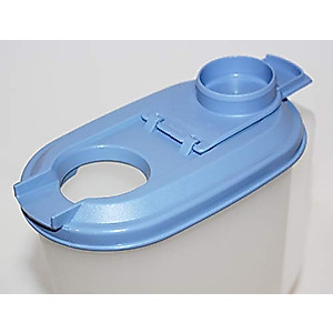 Tupperware Vintage Slim Line 2 Quart Sheer Refrigerator Pitcher With True Blue Seal