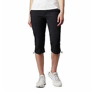 Columbia Women's Saturday Trail II Knee Pant, Water & Stain Resistant Black