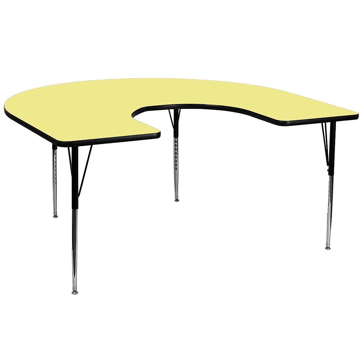 Flash Furniture 60x66 HRSE Yell Activity Table, 30.125 x 60 x 66, Yellow