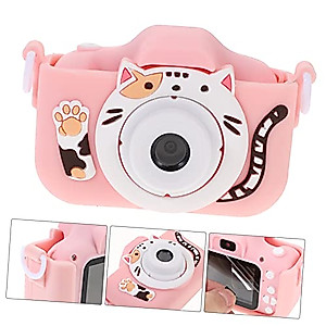 Milisten Digital Camera 2pcs Portable Cat Digital Boys Camera Toy Selfie P Recorder Gaming Mini for Girls Video Children Cameras Cartoon Toddler Kids Toddler Camera