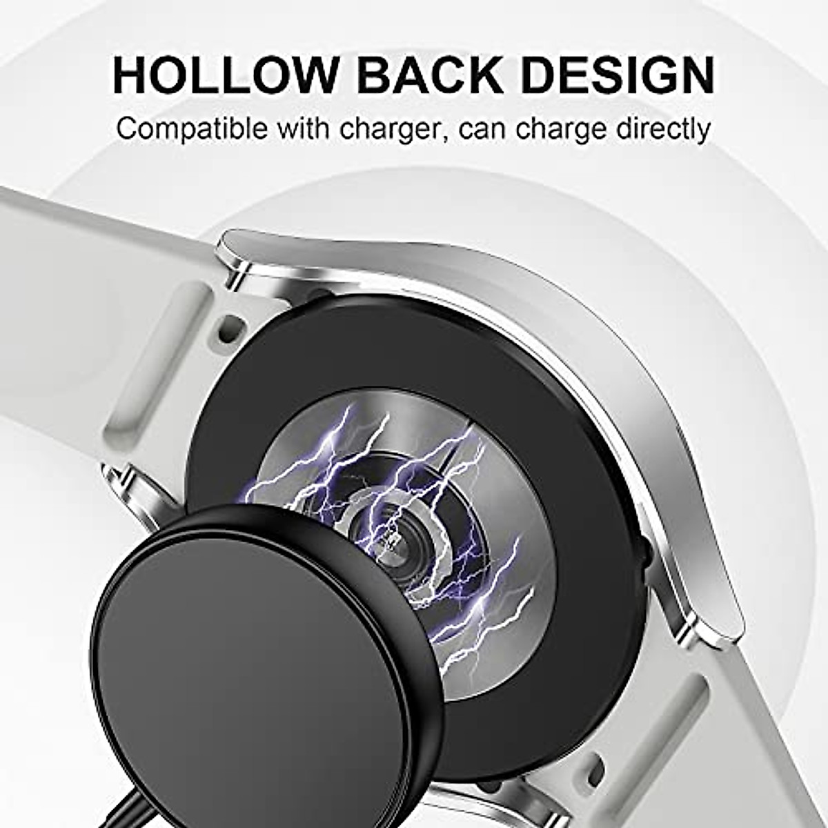 [5+5 Pack] Compatible for Samsung Galaxy Watch 5 and Galaxy Watch 4 40mm Screen Protector Case, Matte PC Bumper Cover+5 Waterprooof No Fog Up Screen Protector for Galaxy Watch 5 4 40mm Accessories