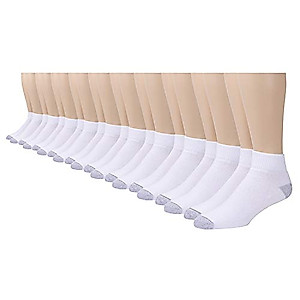 Burlington mens Comfort Power Men's Quarter By Burlington Casual Sock, White, Shoe Size 6-12 US