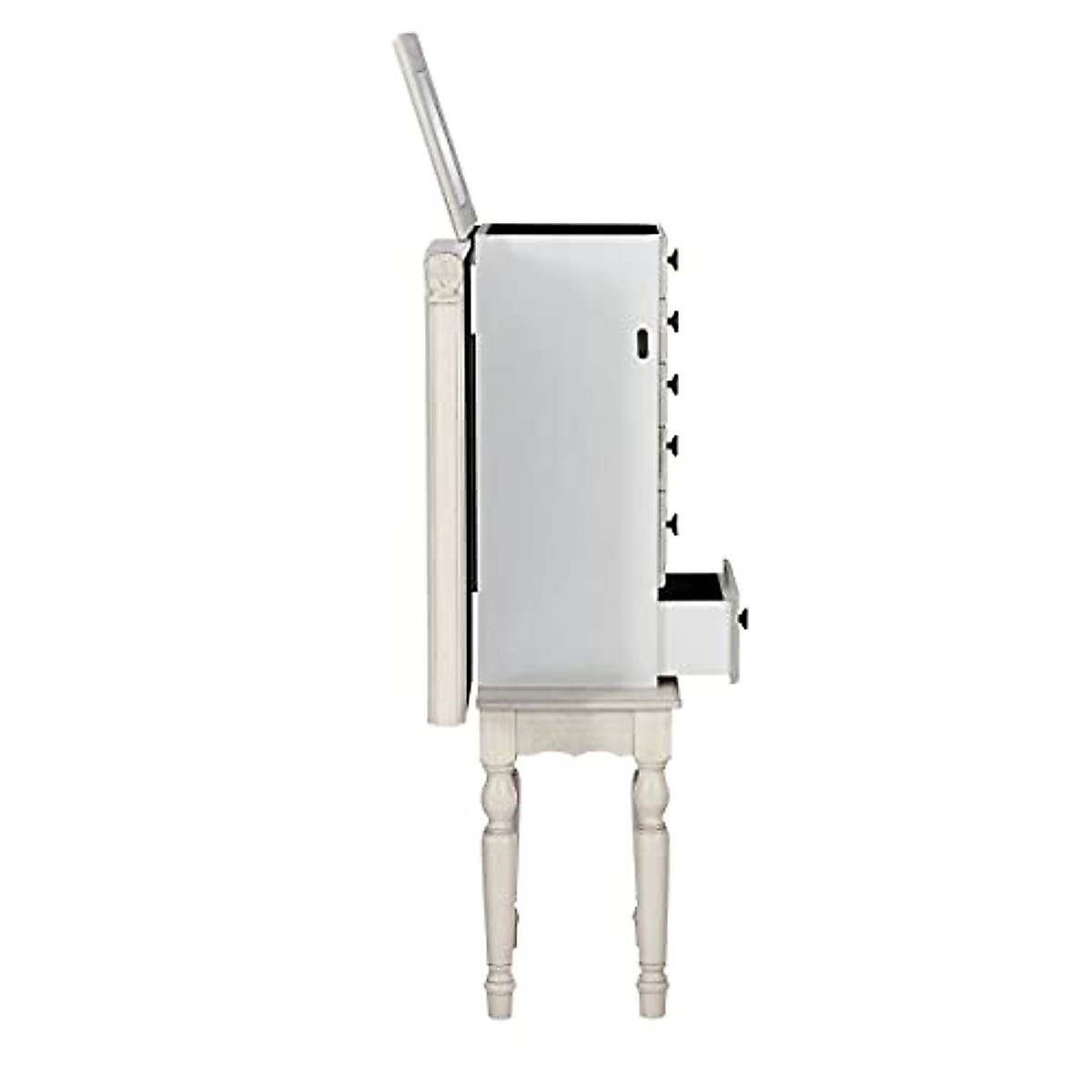 Powell Darcy Off White Jewelry Armoire