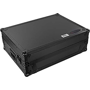 Odyssey Cases Denon Prime 2 Glide StyleTM Black Flight Case with 1U Rack Space.
