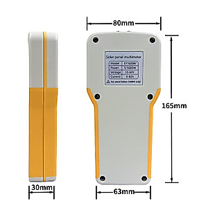 Upgrade 1600W Solar Panel Tester MPPT Photovoltaic Panel Multimeter Upgraded EY-1600W with Ultra Clear LCD Display, Smart MPPT Tools for Testing Solar PV Panel Data and Troubleshooting (EY-1600W)…