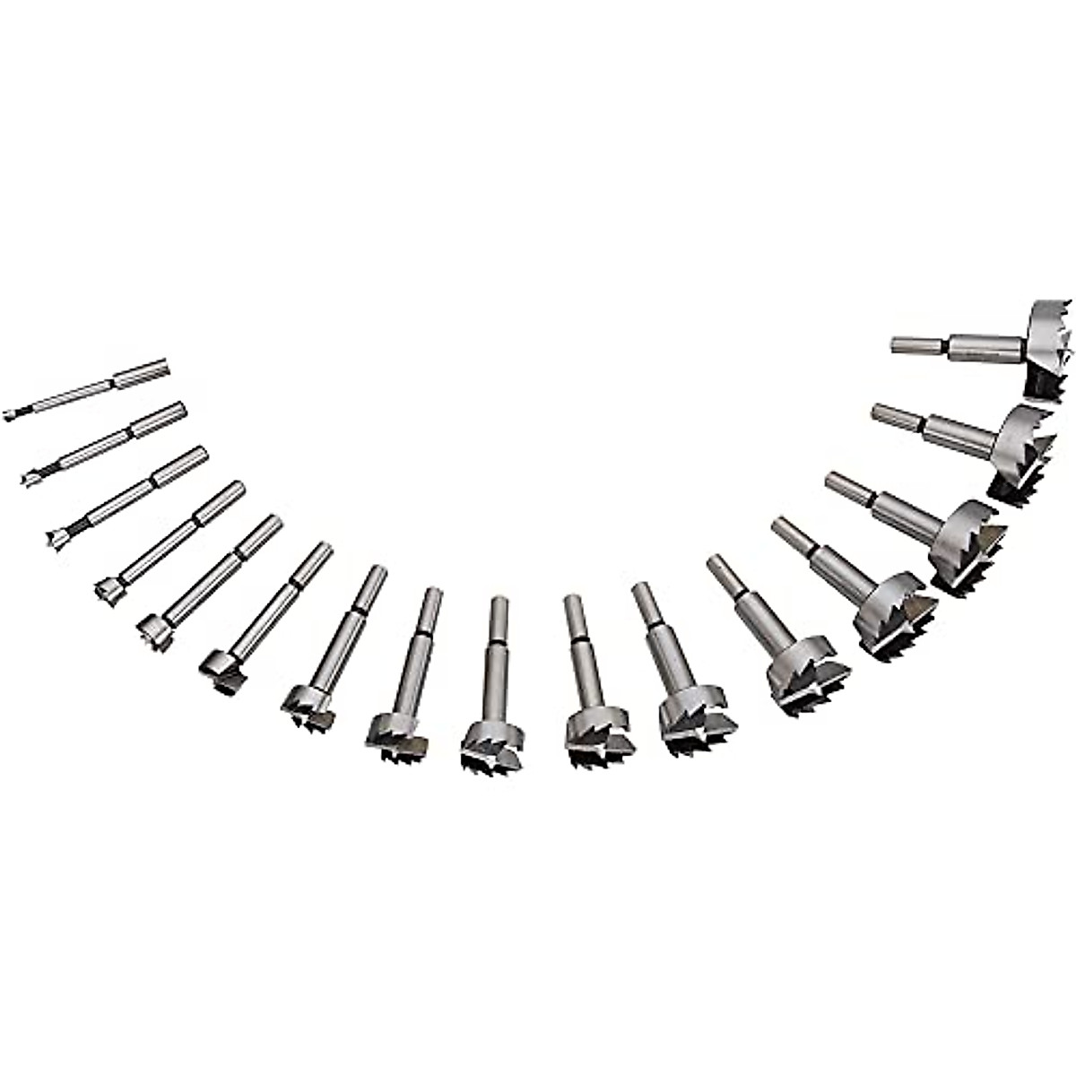 Steelex D1030 16 Piece Forstner Bit Set