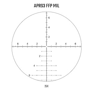 Athlon Optics Midas TAC 5-25x56 Riflescope - APRS3 FFP MIL, Black
