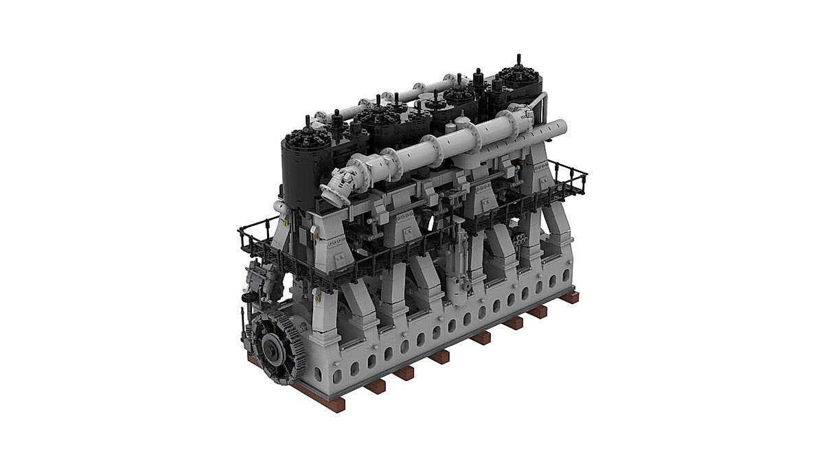 FILONA Titanic Steam Engine Building Set - DIY STEM Toy