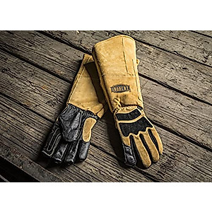 IRONCAT 9070LHO Goat and Cow Stick Welding Glove - Large, Pre-Curved Fingers, Kevlar Thread, Climax Aerogel Insulation
