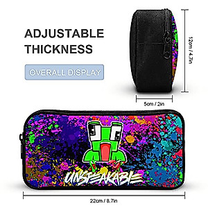 Cartoon Backpack Set 3D Printed Laptop Backpack Lightweight Classic Bookbag Multi-Function Travel Backpack Daypack with Pencil Case Style-2