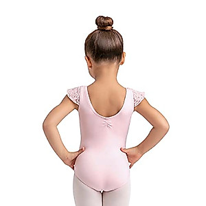 Capezio Flutter Sleeve Princess Leotard, Pink, Large