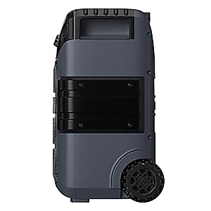 ION Block Rocker XL - Portable Bluetooth Outdoor Party Speaker, 220W, with Karaoke Microphone, Battery, 5 Speakers, Lights, Radio, USB Charging & App