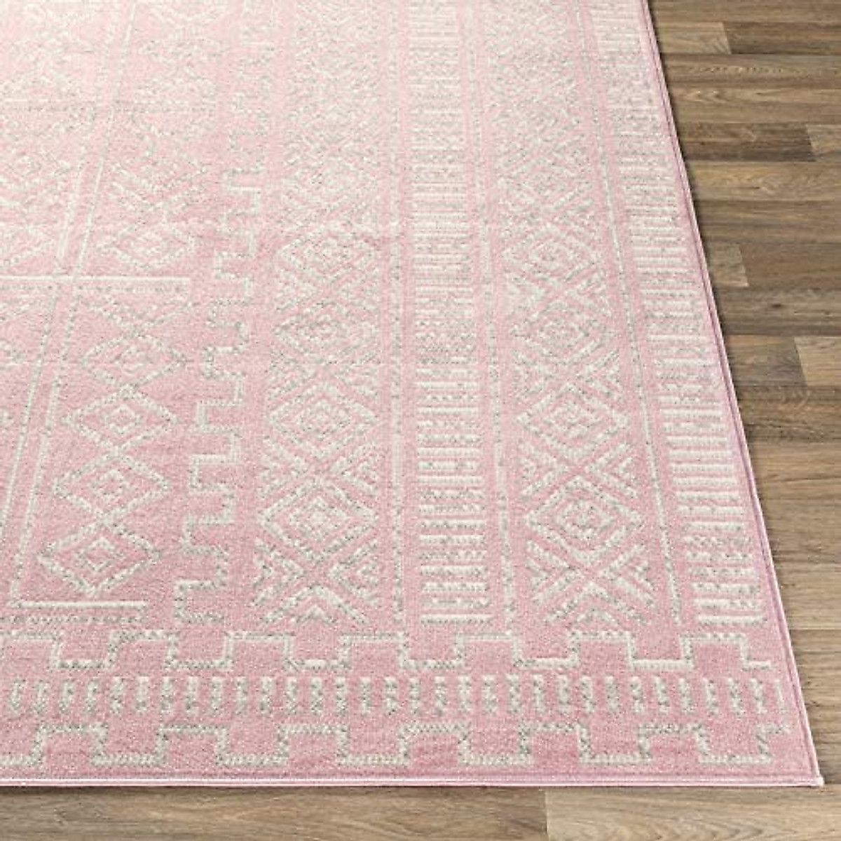 Artistic Weavers Dianne Area Rug 5'3" x 7'3", Pale Pink/Cream