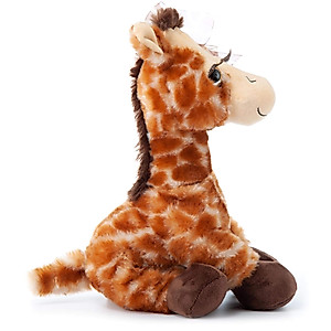 The Petting Zoo, Lash'z Giraffe Stuffed Animal, Gifts for Girls, Plush Toy 12 inches