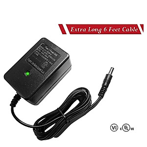 12V 1000MA Round Hole Battery Charger with Charging Indicator Light for Kids Electric Ride-On Cars