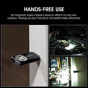 WUBEN G2 Keychain Flashlight, 500 Lumens Rechargeable Pocket Flashlight High Lumens, 5 Modes Small Led Compact Flashlight, Keychain EDC Mini Flash Lights Magnetic Hat Clip for Travel, Camping