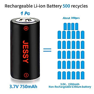 16 Pack 3.7V 750mAh Rechargeable Batteries for Arlo Cameras VMC3030 VMK3200 VMS3330 3430 3530, Flashlight Microphone