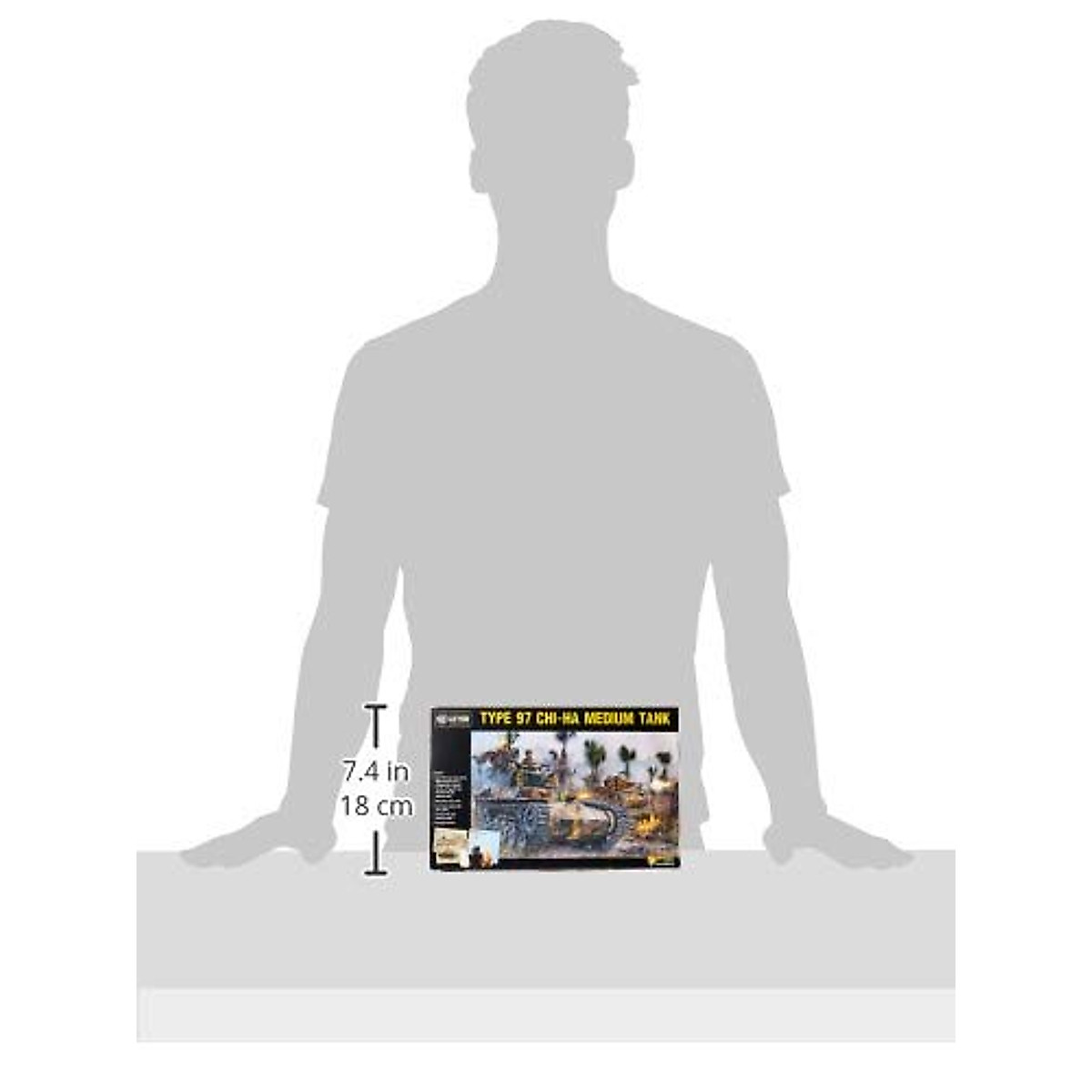 Bolt Action Type 97 Chi-Ha Japanese Medium Tank 1:56 WWII Military Wargaming Plastic Model Kit