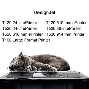 Jagute 711XL 711 Ink Cartridges Replacement for HP 711 XL Work with HP Designjet T120 T520 24-in T520 36-in Printers(2 Black, 2 Cyan, 2 Magenta, 2 Yellow) 8 Pack