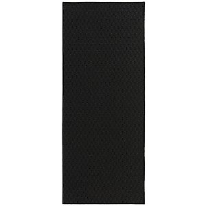 Garland Rug Town Square Rug, 2-Feet by 5-Feet, Black